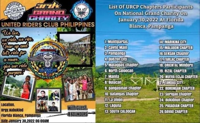 Bike Night Asia Philippines - URCP 3rd Grand Charity Ride