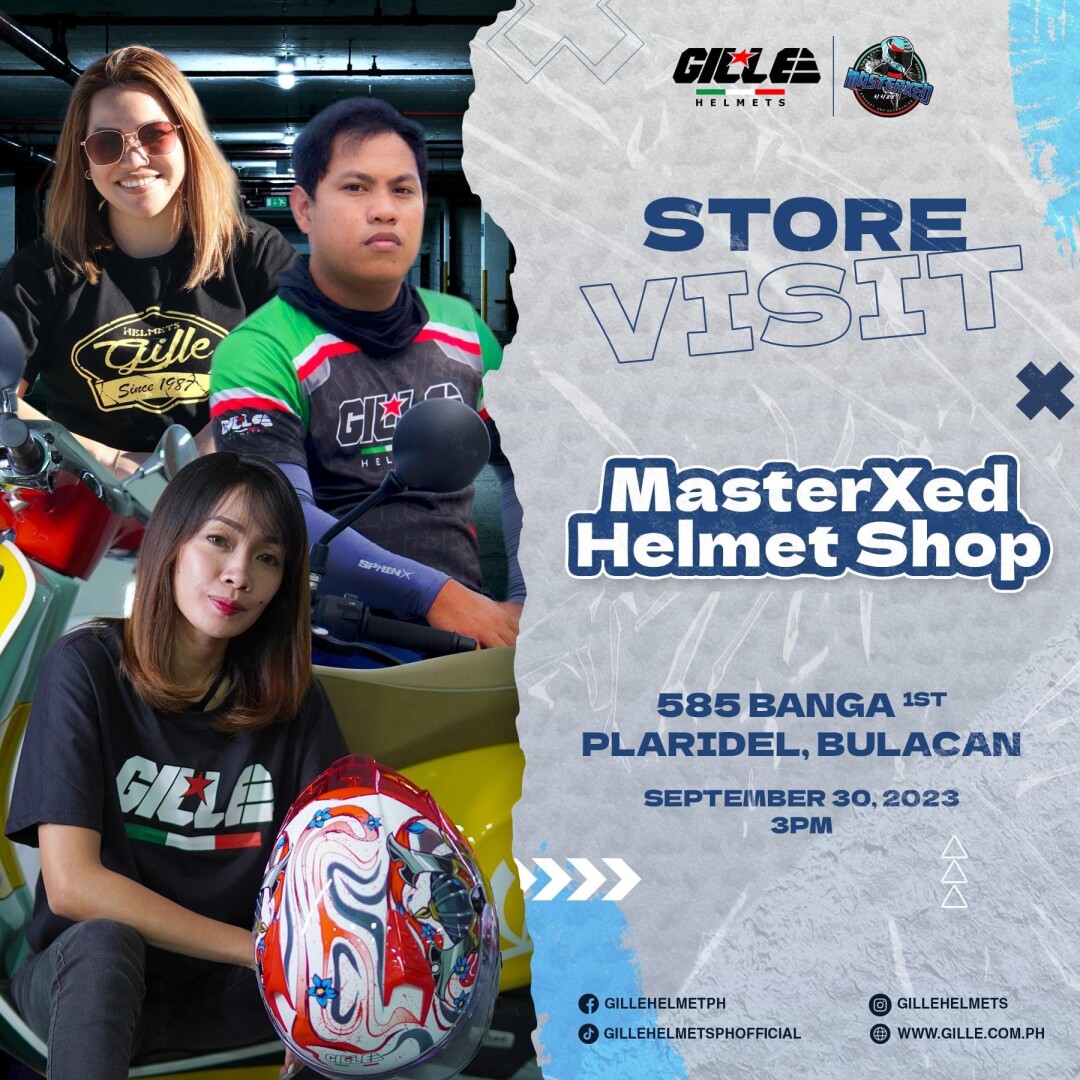 Bike Night Asia Philippines - store visit in MasterXed Helmet Shop
