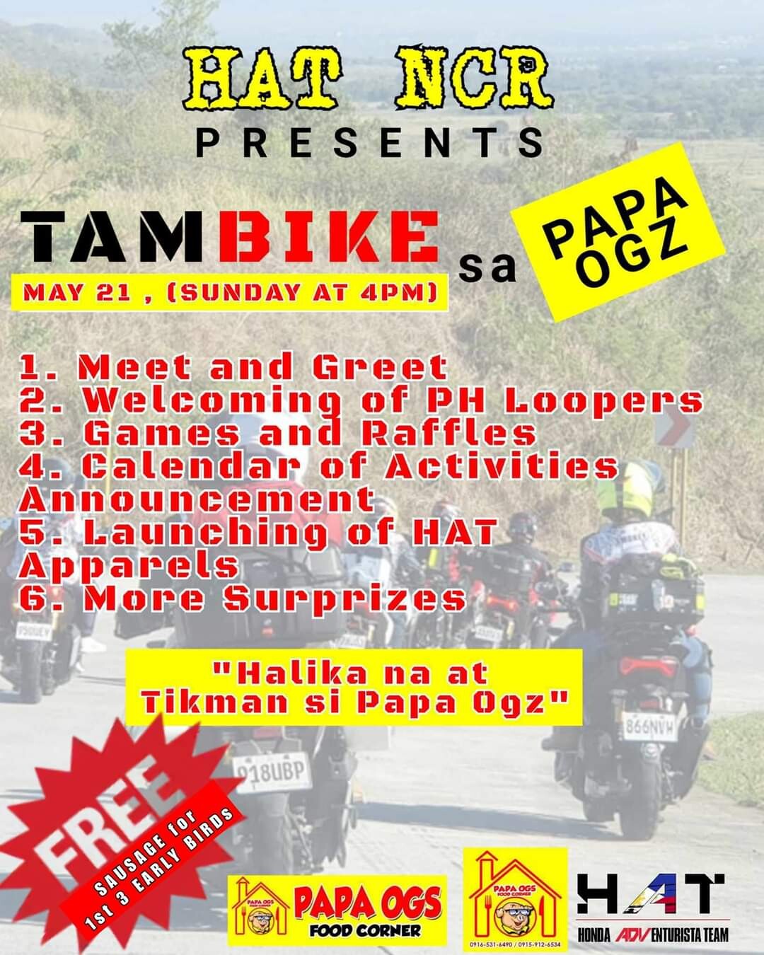 Bike Night Asia Philippines - Tambike sa Papa Ogz