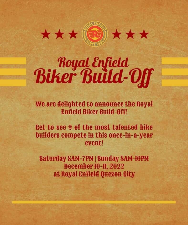 Bike Night Asia Philippines - Royal Enfield’s very first Biker Build-Off