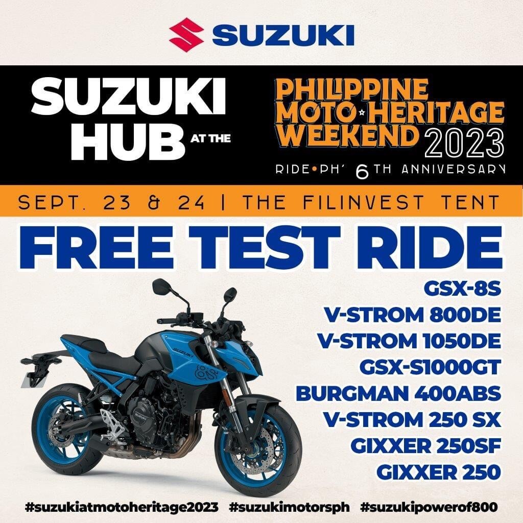 Bike Night Asia Philippines - Suzuki Free Test Ride